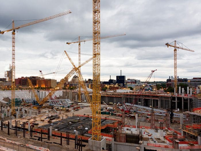 Industrial Wire Rope Scores Soccer Stadium Construction